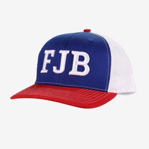 FJB Red, White & Blue Trucker Hat